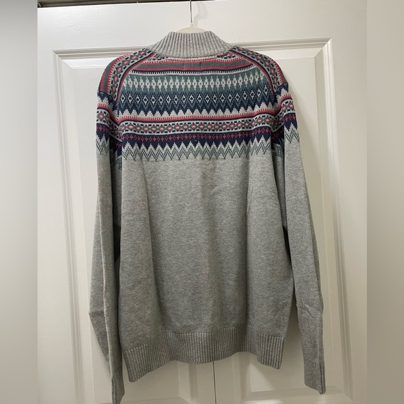 Izod | Sweaters | Mens Izod Cotton Xl Sweater Geometric Design | Poshmark
